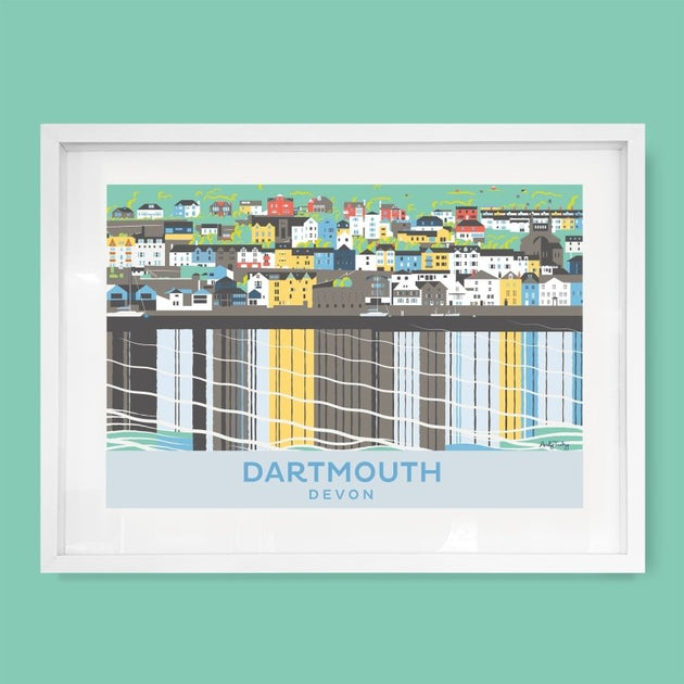 Dartmouth, Devon Art Print | Limited Edition by Andy Tuohy – Andy Tuohy ...