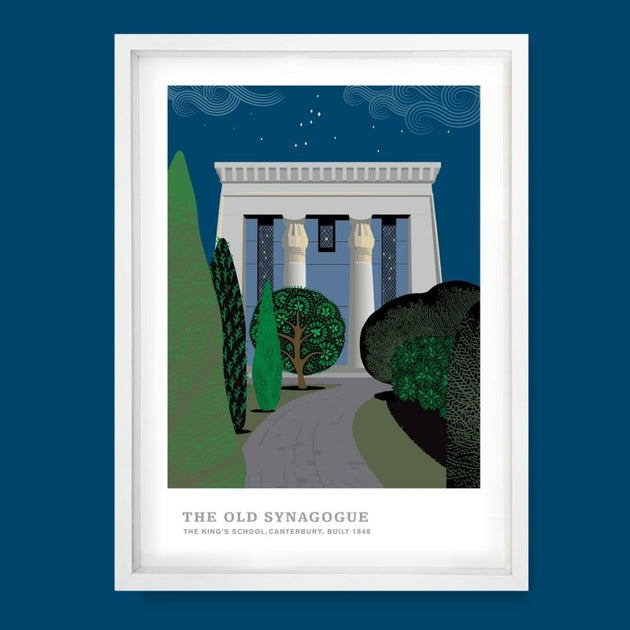 Old Synagogue Canterbury Art Print | Andy Tuohy – Andy Tuohy Design Ltd