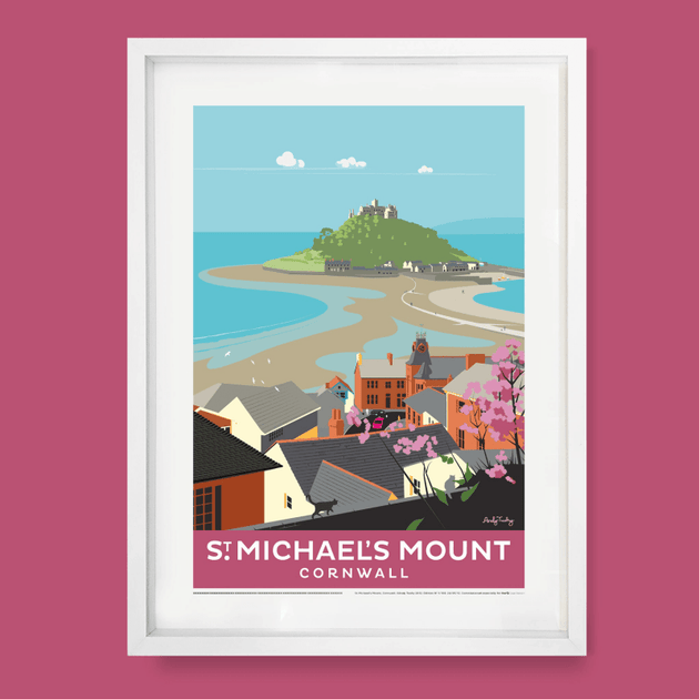 St Michael’s Mount Cornwall Art Print | Andy Tuohy Limited Edition ...