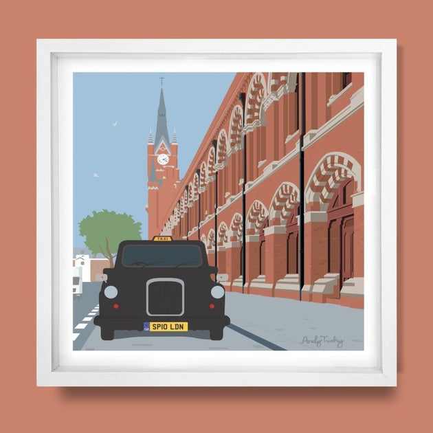 St Pancras International Poster | Limited Edition Art Print by Andy Tu ...