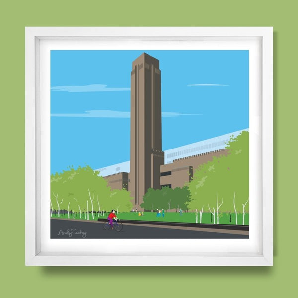 Tate Modern, Bankside Poster | Limited Edition Art Print by Andy Tuohy ...