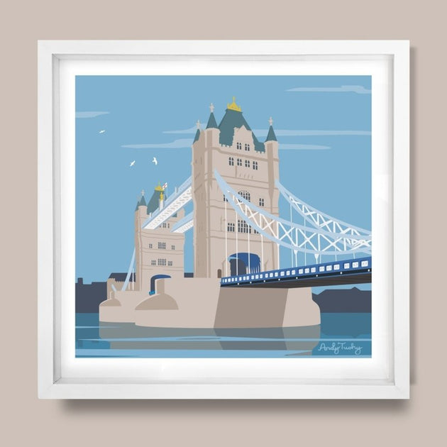 Tower Bridge Poster | Limited Edition Art Print by Andy Tuohy – Andy ...