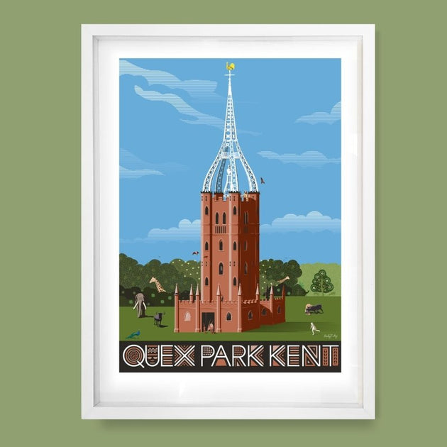 Quex Park Waterloo Tower | Limited Edition Art Print by Andy Tuohy ...